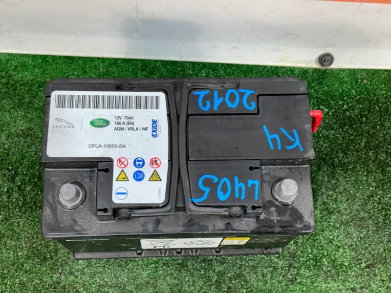 LR033178 Battery 12V 70Ah 760 A AGM Range Rover L405 (2013-2021) Used ...
