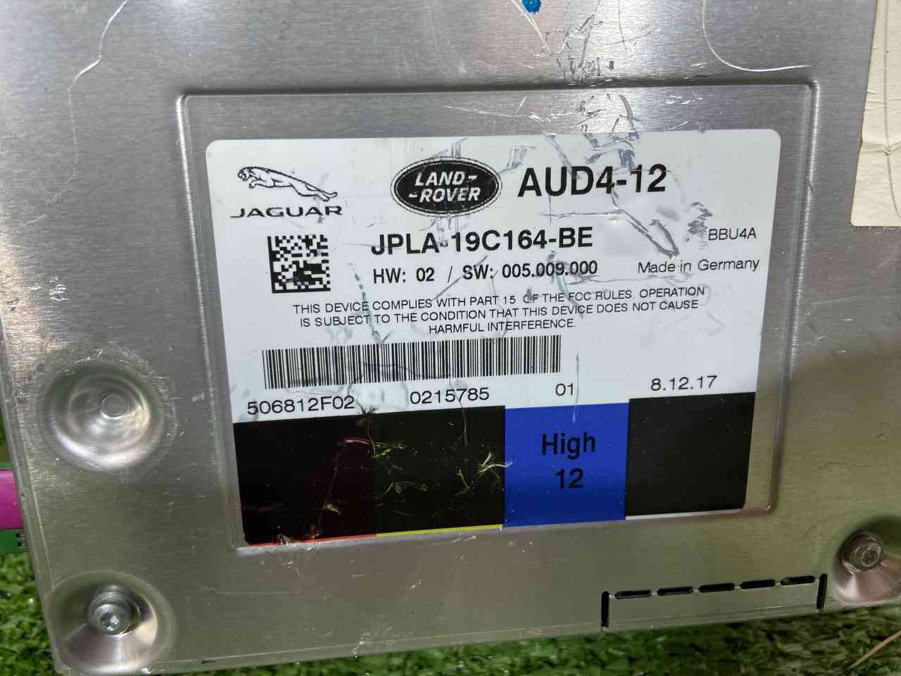 LR098869 Range Rover Sport L494 audio system amplifier (2014-2022) Used ...